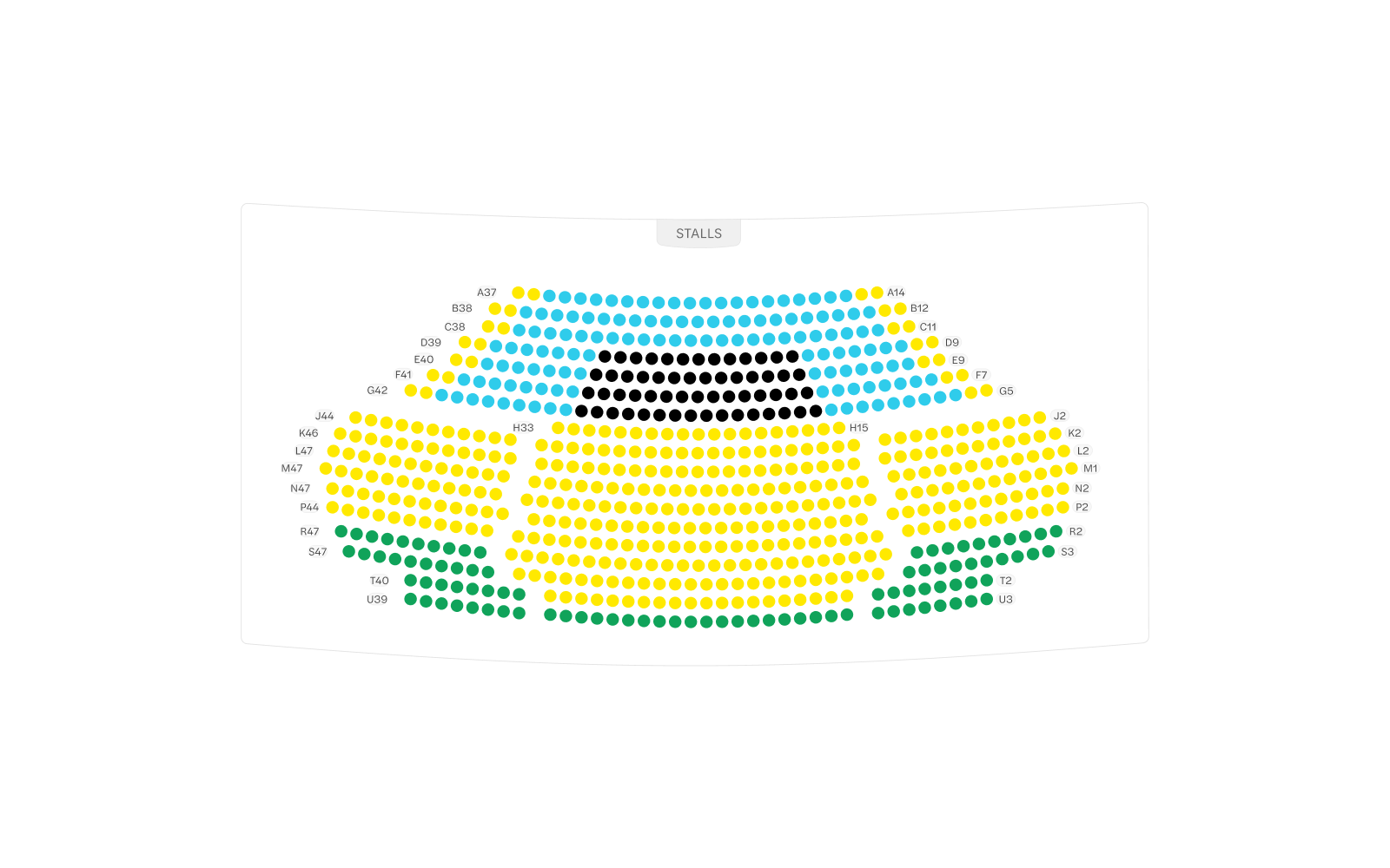 Prince of Wales Seating Plan | Best Seats, Best Views, Best Prices